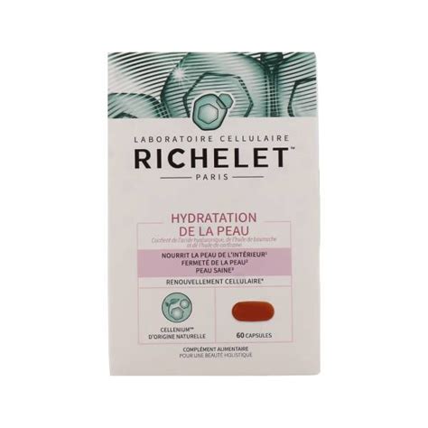 RICHELET Hydratation De La Peau 60 Capsules Parapharmacie Pharmarket