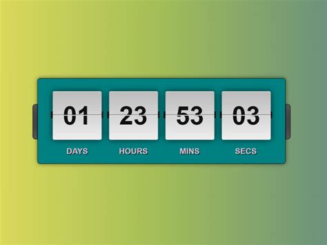 javascript countdown timer hours minutes seconds — codepel