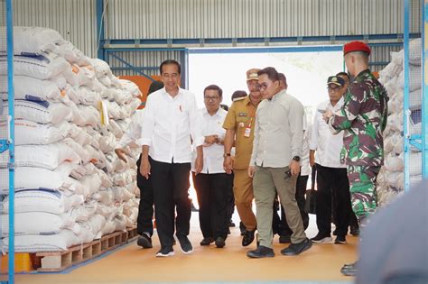 Tinjau Stok Beras Jelang Idul Fitri Bersama Presiden Jokowi NFA