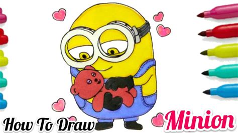 How To Draw Minion Bob Despicable Me Minions Step By Step Drawing