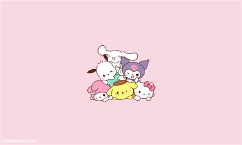 Super Cute Sanrio Wallpaper Ideas Sanrio Pink Background For Laptop Idea Wallpapers Iphone