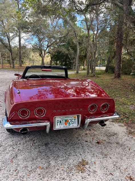 1968 Chevrolet Corvette 427 L68 Convertible Red RWD Manual For Sale