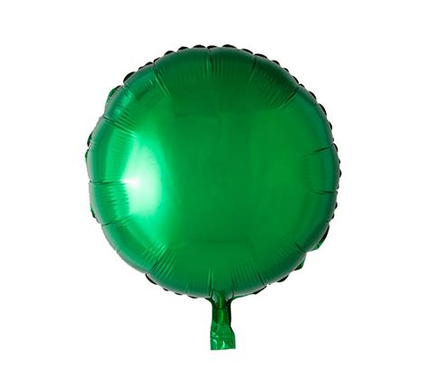 Globo De Foil Redondo Verde De 46 Cm