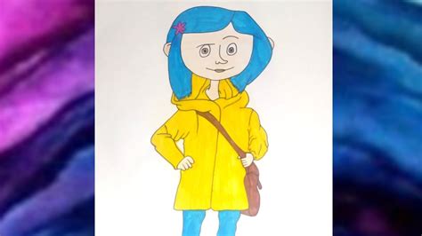 How To Draw Coraline Easy Youtube
