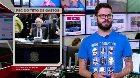 G1 em 1 Minuto PEC do teto dos gastos é aprovada no Senado G1 em 1