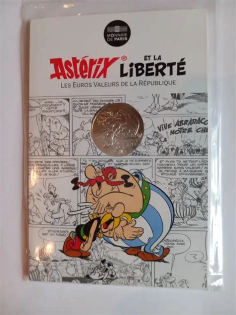 10 EUROS ARGENT Astérix et la Liberté Les Valeur De La République
