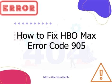How To Fix Hbo Max Error Code Techviral