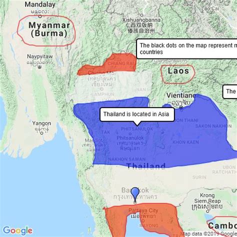 Thailand Map Scribble Maps