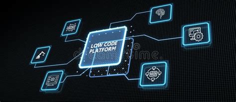 Low Code Software Development Platform Technology Concept D