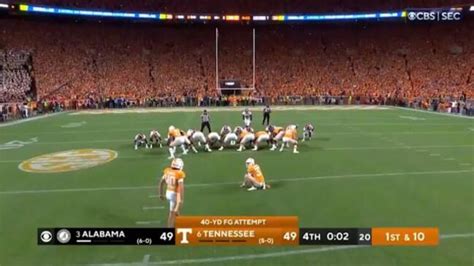 College Football News 2022 Tennessee Fans Steal Goalposts After Wild