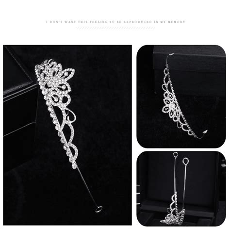 Diadema nupcial con diseño de diamante de imitación con diseño de