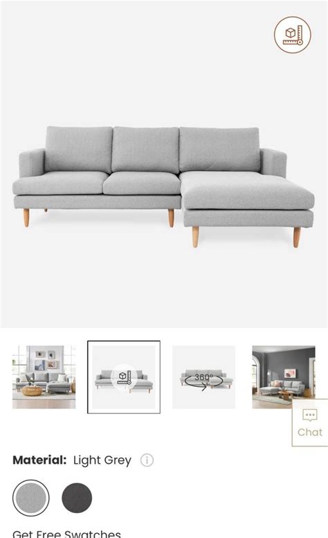 L Shaped Castlery Tana Chaise Sofa Furniture Home Living Furniture