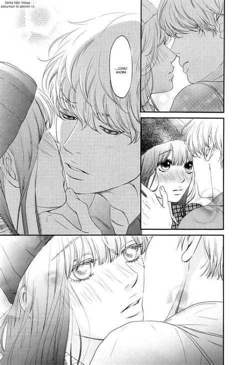 An Anime Scene With Two People Kissing And One Is Holding The Other S Head