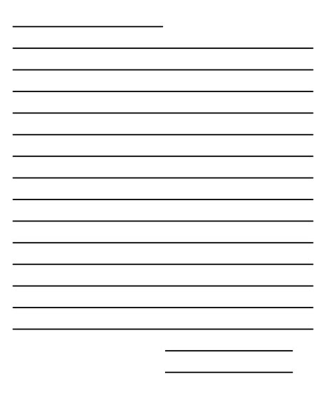 10 Best Printable Blank Letter Template Artofit