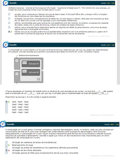 Simulado Computa O Em Nuvem E Web Services Em Linux Computa O Em