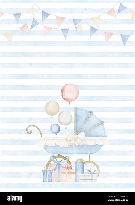 Plantilla para tarjetas de felicitación o invitaciones de Baby Shower