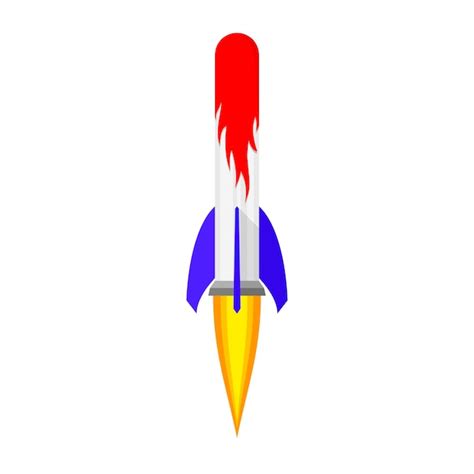Icono de nave espacial de color en diseño plano icono de nave espacial