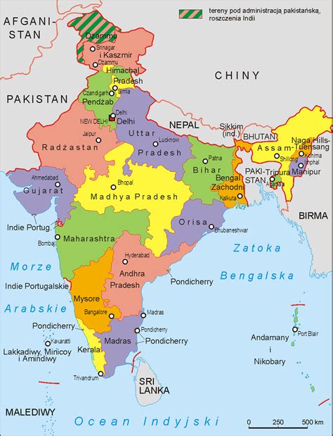 File India Administrative Map Pl Png Wikimedia Commons