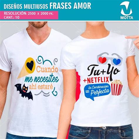 Dise Os Frases Amor Para Estampado Multiuso Camisetas Personalizadas