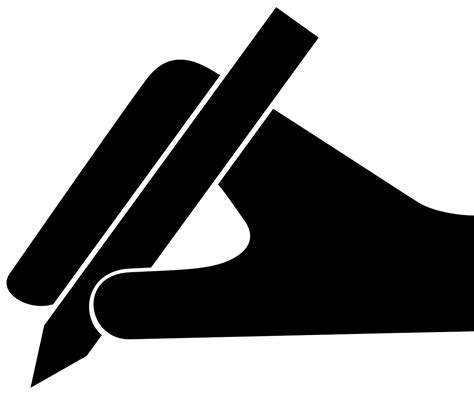 Writing Hand Icon Png