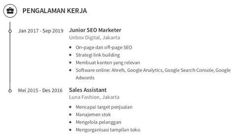 Bagaimana Cara Membuat CV Marketing Yang Bagus Lihat Tips Contoh Dan