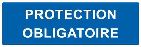 Protection obligatoire M679 étiquettes et panneaux d obligation et