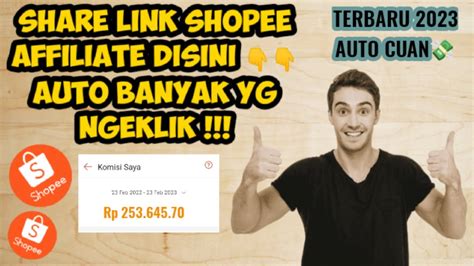 CARA SEBAR LINK SHOPEE AFFILIATE YANG BENAR AUTO BANYAK CUAN