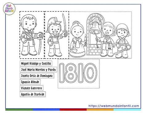 Personajes de la Revolución Mexicana Para Colorear e Imprimir