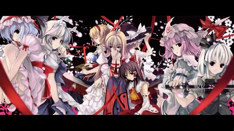 Anime Reimu Hakurei Hong Meiling Touhou Remilia Scarlet Cirno