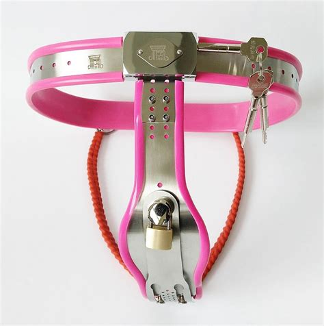 Fully Adjustable Stainless Steel Female Chastity Belt Metal Underwear