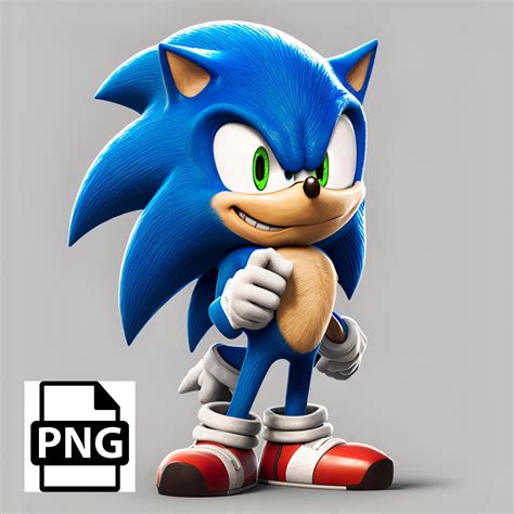 Sonic The Hedgehog Png Pet Portrait Sticker Etsy M Xico