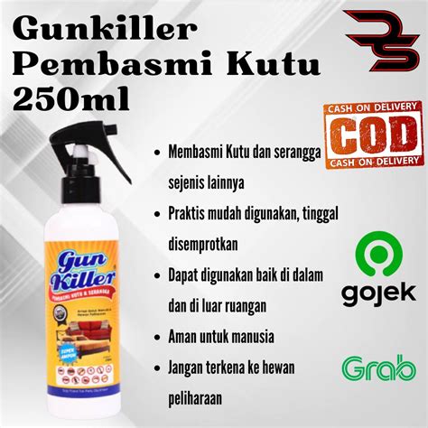 Jual Racun Pembasmi Kutu Kasur Busuk Gunkiller Spray Ml Super Ampuh