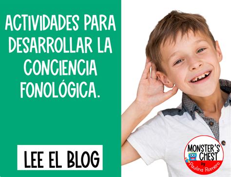 Juegos para desarrollar la conciencia fonológica Monster s chest