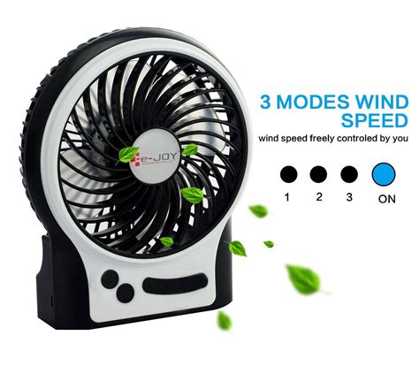 E Joy Mini USB Powered Flexible Gooseneck Fan LED Cooling Flashing USB
