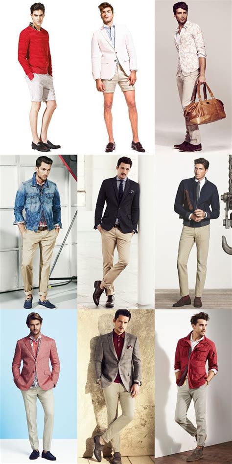 Men S Nude Tone Trousers Chinos Shorts Spring Summer Outfit