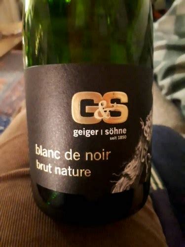 Weingut Geiger Söhne Blanc de Noir Brut Nature Vivino Australia