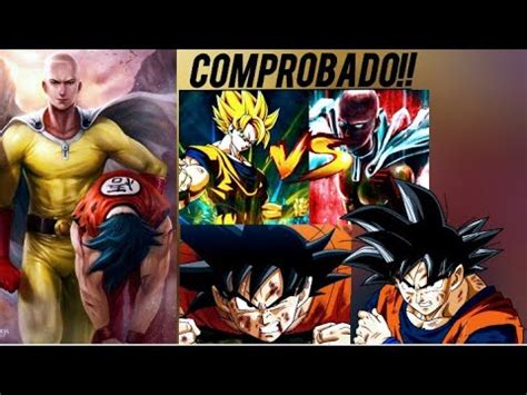 Saitama Le Humilla A Goku Gracias A Su Potencial Infinito Saitama Le