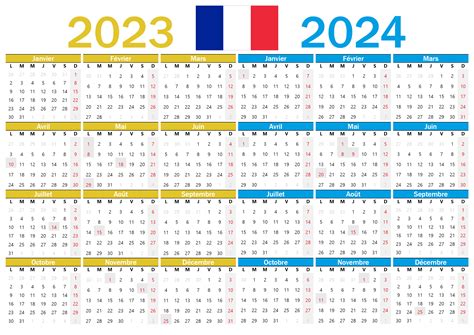 Calendrier Scolaire 2023 2024 Excel Word Et PDF 58 OFF