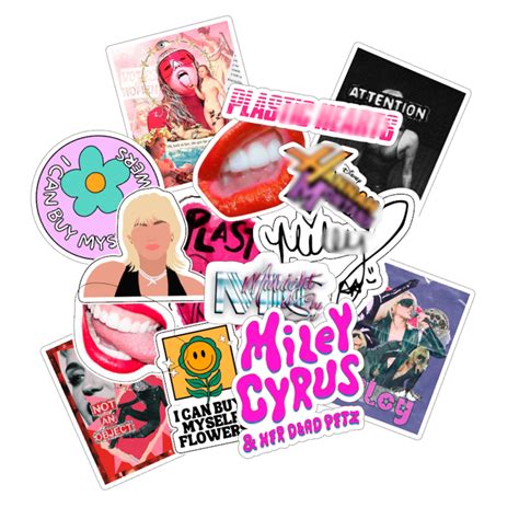 Stickers Miley Cyrus VALU Gráfica Creativa