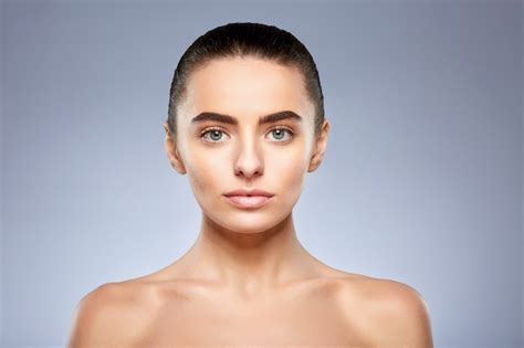 Premium Photo Beauty Concept Portrait Of Beautiful Woman Without