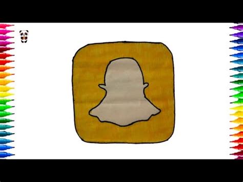 How To Draw The Snapchat Logo YouTube