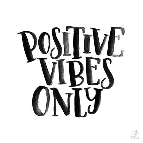 Lettered Lessons On Instagram Lesson 34 Positive Vibes Only