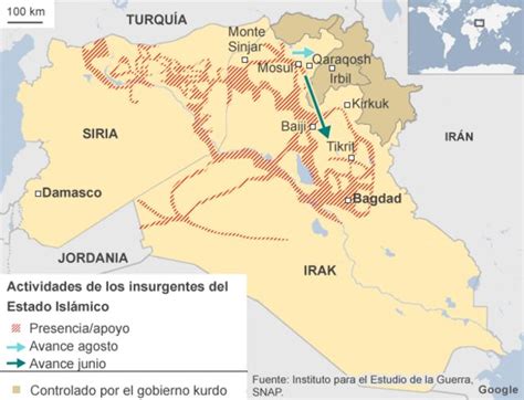 Seis Mapas Para Entender El Conflicto En Irak BBC News Mundo