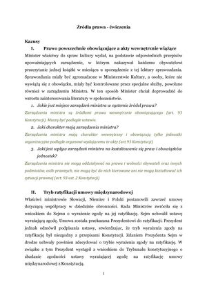 Stany Nadzwyczajne Notatki z prawa konstytucyjnego dotyczące stanów