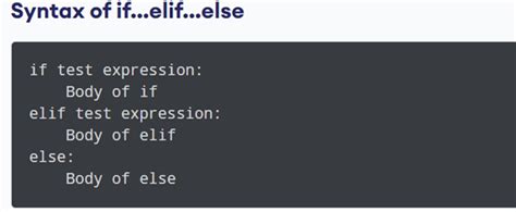 If Statement In Python Sri Tech Studio