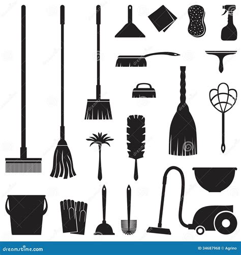 Cleaning Set Royalty Free Stock Photos Image 34687968