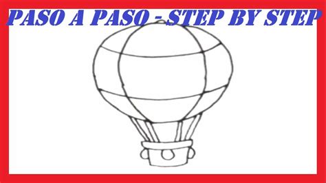 Como dibujar un Globo Aerostático l How to draw a Hot Air Balloon YouTube