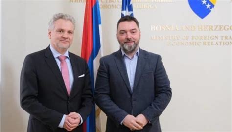Oslobođenje Košarac se sastao sa Sattlerom Evo o čemu su govorili