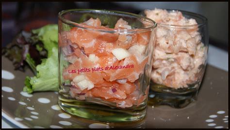 Tartare De Saumon Et Pomme Verte Les Petits Plats D Alexandra