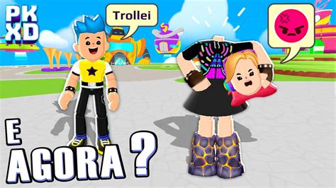 Jaqueli Ficou Sem Cabe A Nessa Trollagem No Pk Xd Youtube